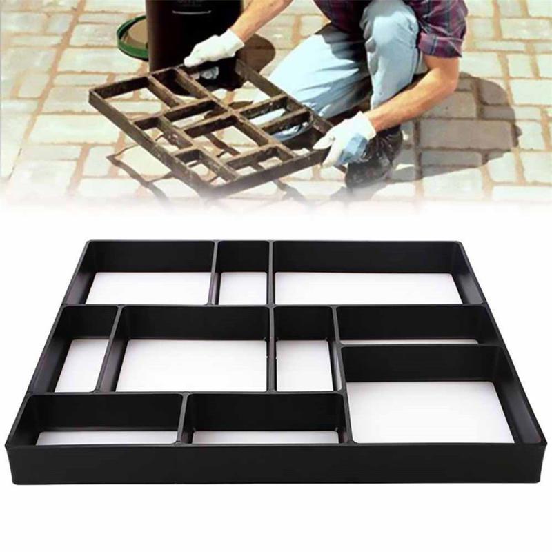 Pebble Concrete Garden Walk Pavement Mold DIY Manually Pavin - TikTok ...