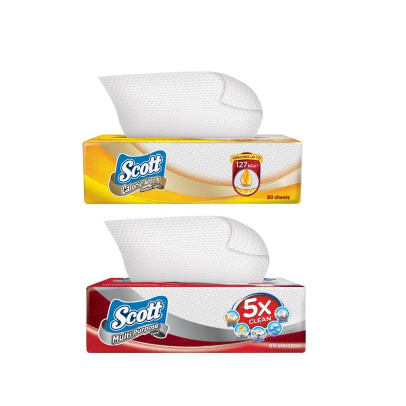 Scott Multipurpose Softpack Dry Kitchen Towel (85s x 1pack) - TikTok ...