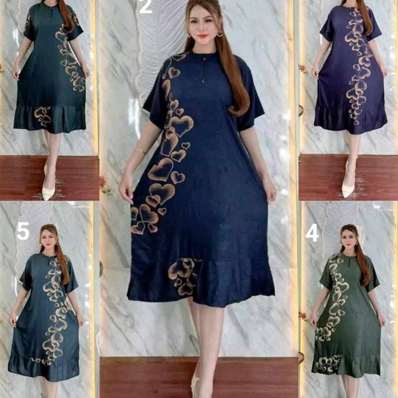 daster rempel series motif love - Shop | Tokopedia