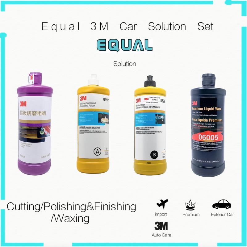 Equal 3M Polish&Finishing 1L/3M Rubbing Compound 1L/3M Waxing - TikTok ...