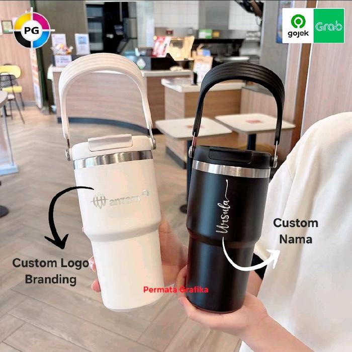 Jual Tumbler tyisoo stainless steel 600ml custom nama atau logo vacuum ...