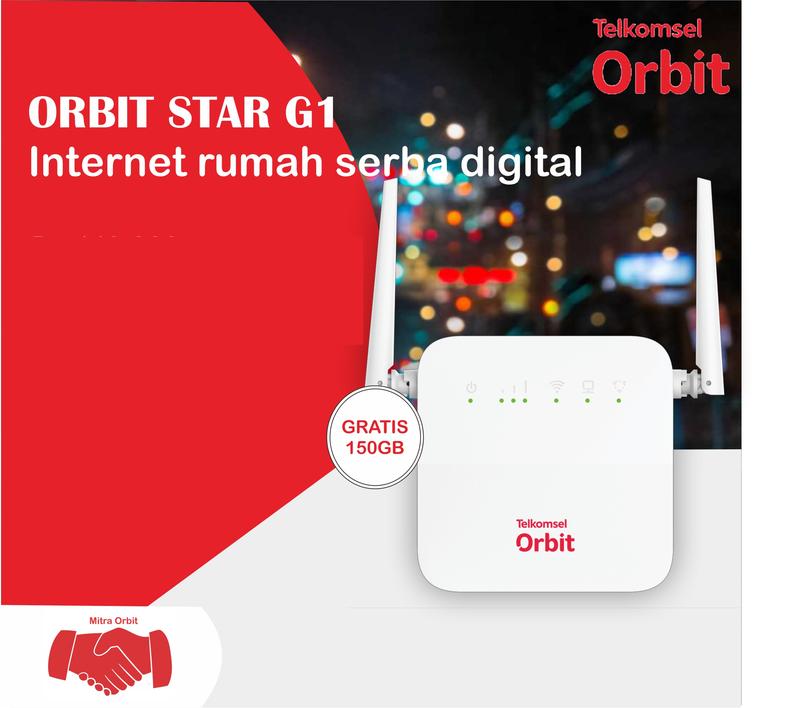 Modem Telkomsel Orbit Star G1 Wifi 4G High Speed - Shop | Tokopedia