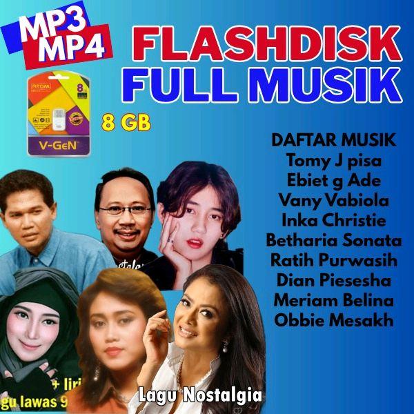 Flashdisk full Musik Nostalgia terbaru MP3 MP4 bisa di mobil laptop ...
