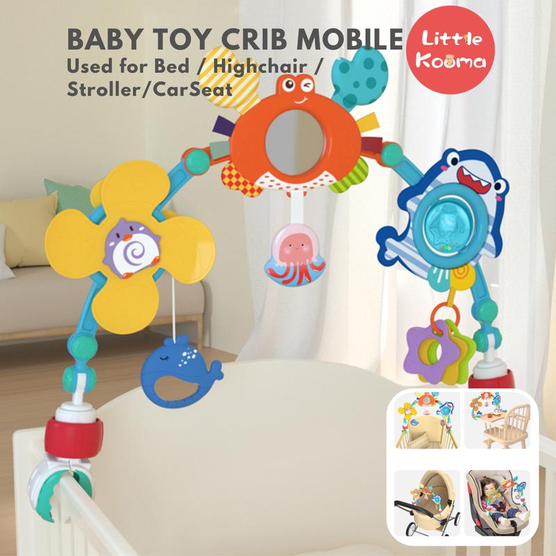 Newborn Baby Toy Crib Mobile, Hanging 0-1 Year Old Car Seat Safety ...
