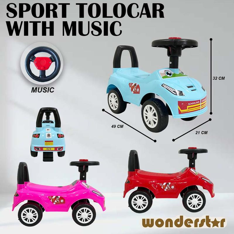 RACING CARTOON TOLOCAR WITH MUSIC FOR KIDS 1-3 YEARS OLD - TikTok Shop ...