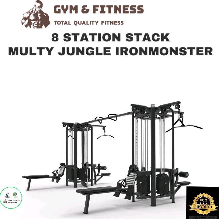 8 Station Stack Multy Jungle Gym Ironmonster - Commercial - Shop ...