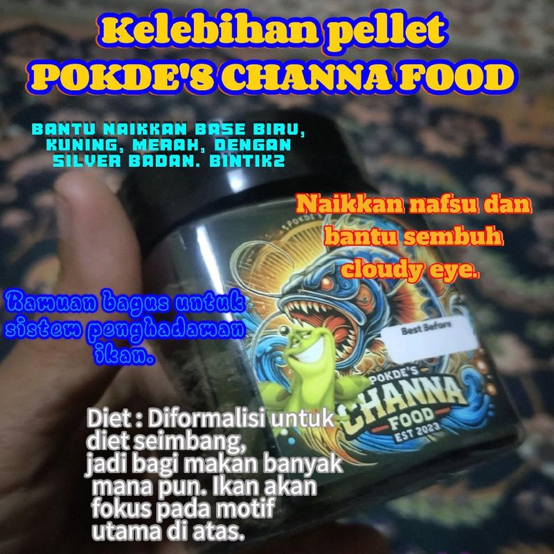 Makanan Progress Ikan Channa Pokde's Channa Food vs Pokde's Channa ...