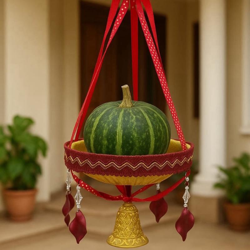 Daily wear Poosani holder with 3 size and 3 design random colour with ...