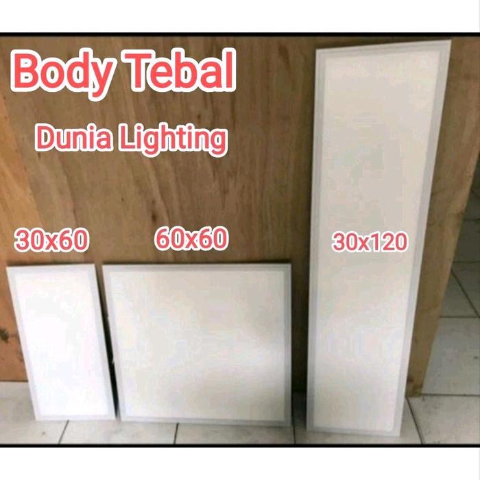 Jual LAMPU LED PLAFON PANEL LIGHT 30x60 BODY TEBAL 30 x 60 INBOW 4000k ...