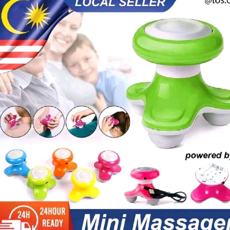 Mini Massager USB Rechargeable & Battery Operated Wave Pain Relief ...