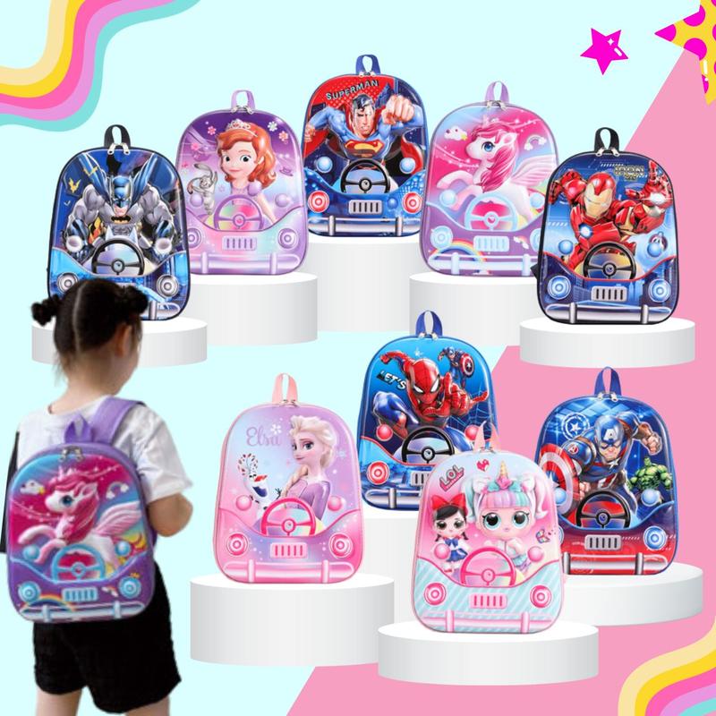 32cm Kindergarten 3D School Bag Cute Cartoon Boy Girl Beg Sekolah ...