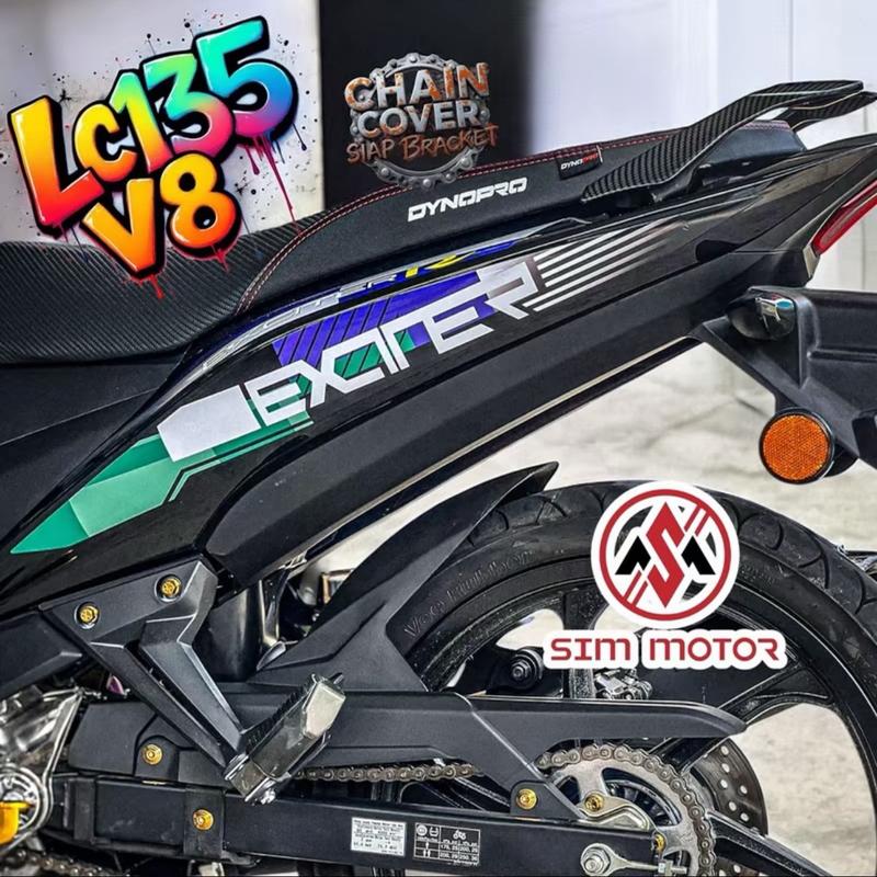 Chain Cover Bracket Custom LC135 V8(1 PCS) + Rear Fender Inner LC135 ...