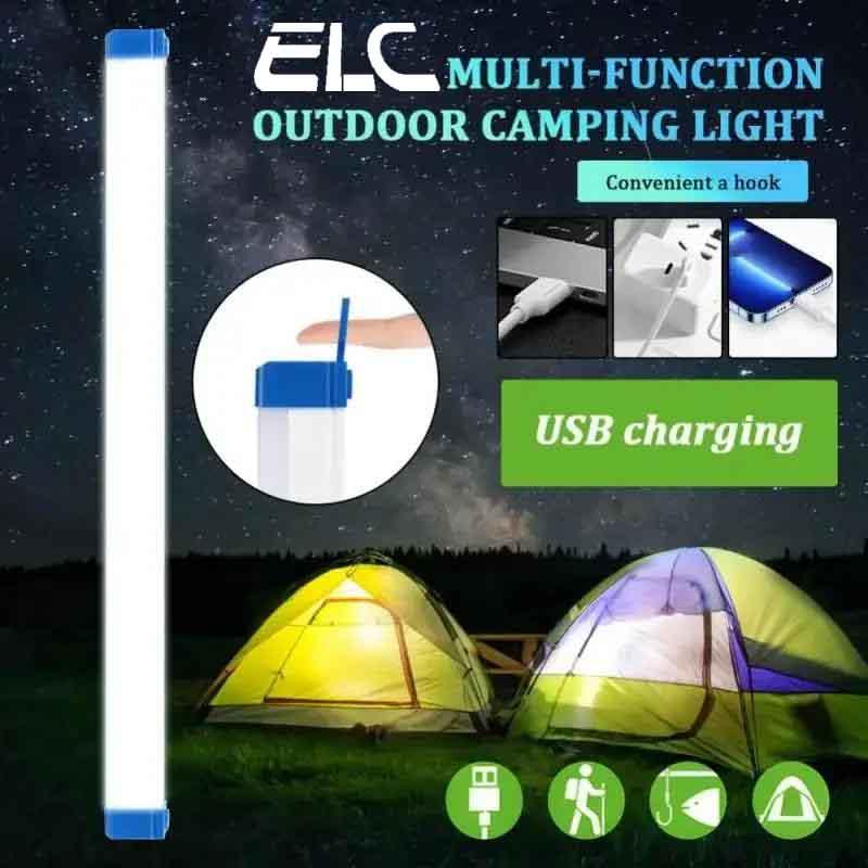 LED Rechargeable Tube Camping Light | 17/32/52/72CM Sizes | Magnetic ...