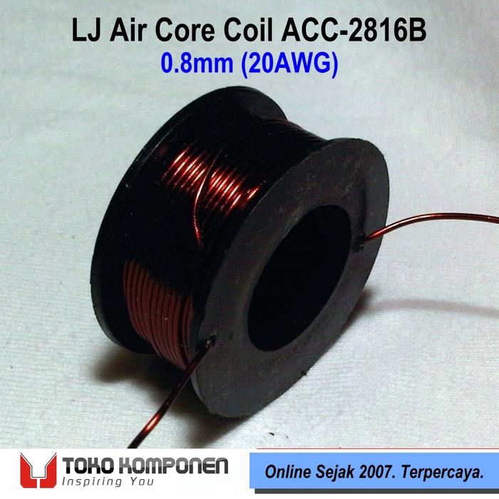 Jual 1.2mH 1.0mm LJ Air Core Coil - ACC 1,2mH 18 AWG Crossover XO ...