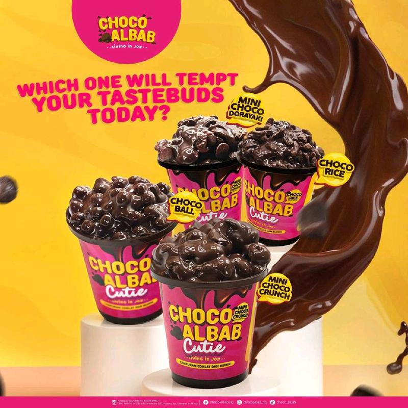 Choco Albab Nut Free Cutie Tubs - Choco Ball,Mini Choco Crunch,Choco ...