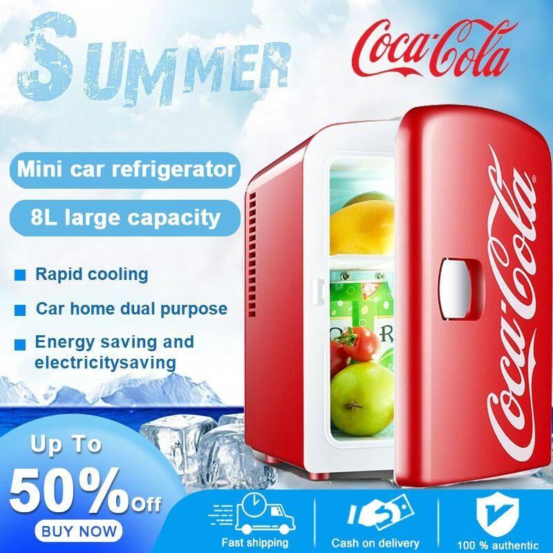 Coca-Cola Refrigerator 8L Large Capacity Hot and Cold Dual Purpose ...