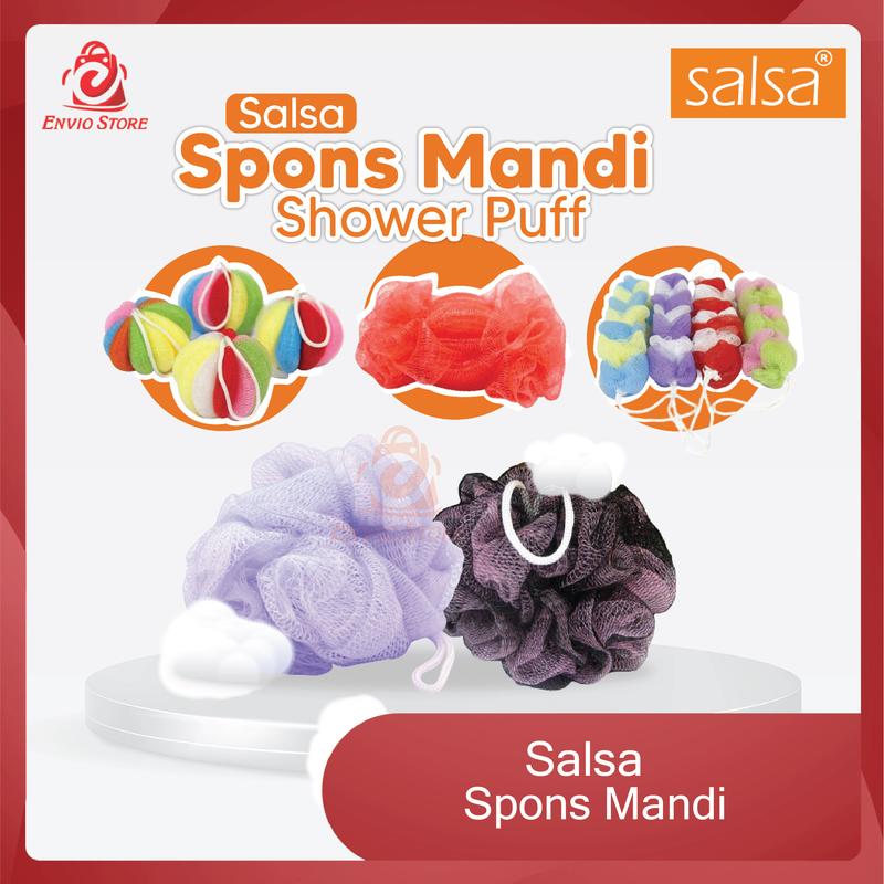 ENVIO - SALSA Spons Mandi Shower Puff Model Lucu Warna Warni - Shop ...