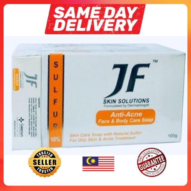 JF SULPHUR 10% FACE & BODY SOAP 100G PACK-OF-1/4 EXP08/2026 - TikTok ...