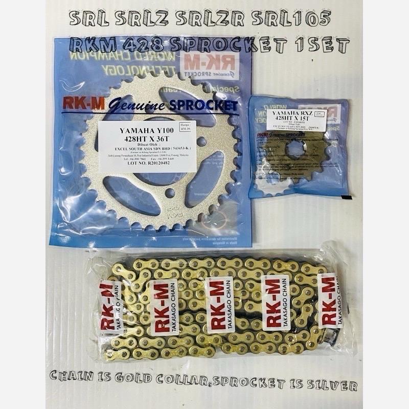 YAMAHA SRL110 /LEGENDA110 / SRLZ/ SRLZR / RKM SPROCKET 428M STD ...