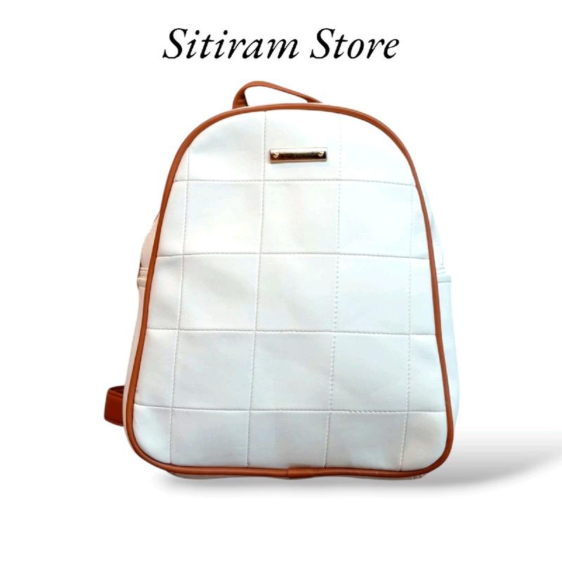 Tas Ransel Multifungsi AOERA Motif Simple Kulit snow 1 Ruang - Shop ...