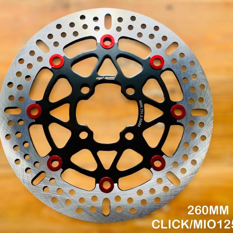 MAX SPEED 4HOLE BIG DISC 260mm W/BRACKET CLICK/BEAT/MIO/M3/MIO - TikTok ...
