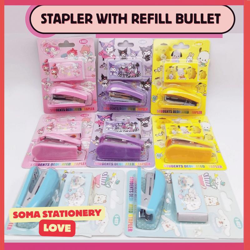 San-rio Cinnamoroll Pompompuri Melody Kuromi MINI Stapler Stationery - TikTok Shop Malaysia