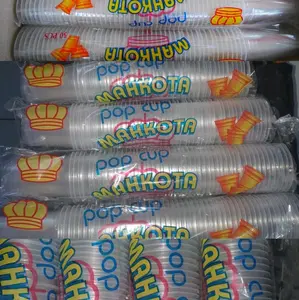 Gelas Plastik Cup PP 22 Oz Bening Mahkota 50 Pcs - Shop | Tokopedia
