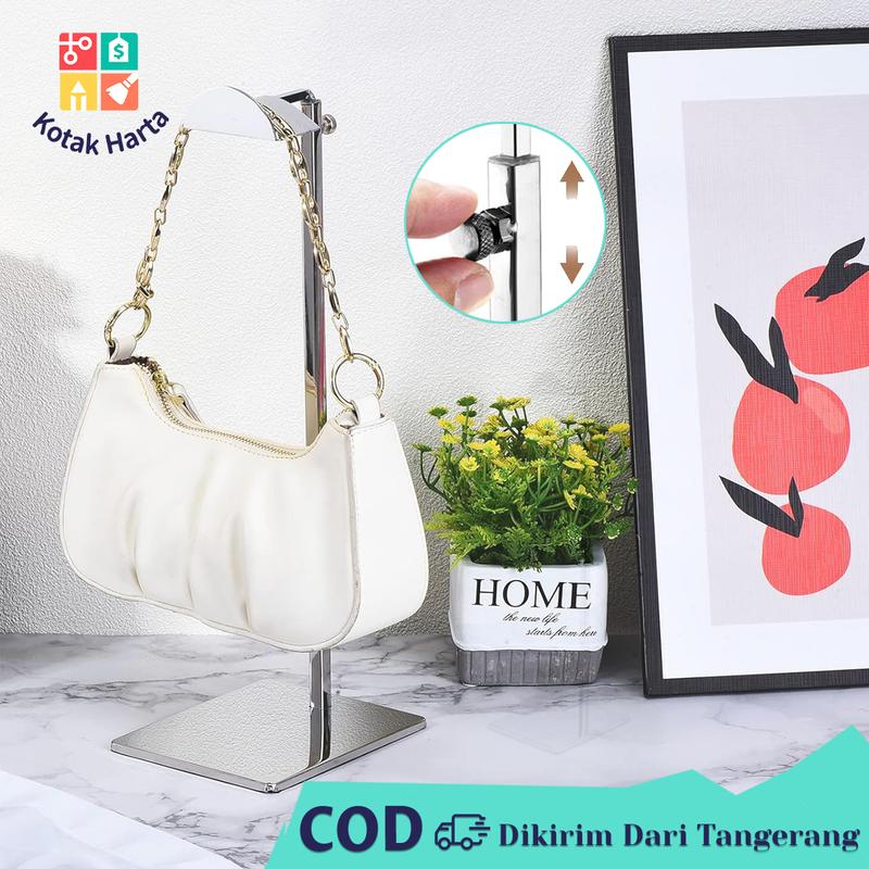 Gantungan Tas Standing Display Holder Tas Handbag Display Aesthetic ...