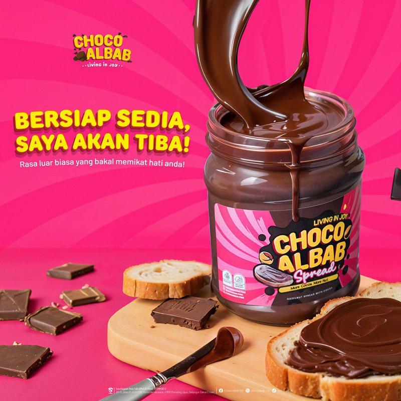 Choco Albab Chocolate Hazelnut Spread with Cocoa 350G - TikTok Shop ...