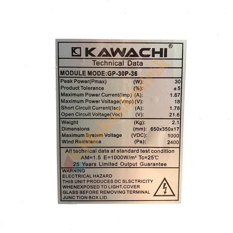 Solar Panel Surya 30wp 30 WP Solar Cell Tenaga Surya Cas Aki - Shop ...
