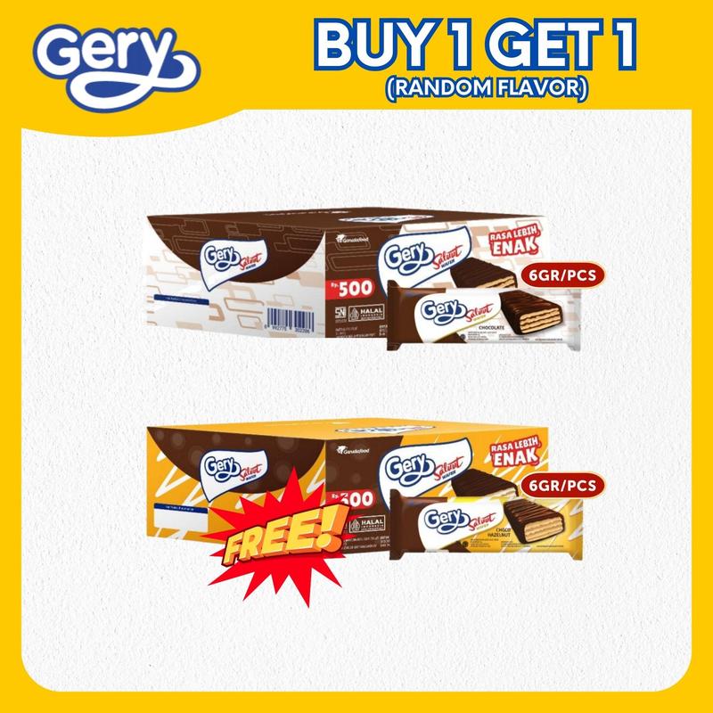 [TBM] BUY 1 GET 1 GERY SALUUT WAFER COKLAT/HAZELNUT (24 PCS/BOX) - Shop ...