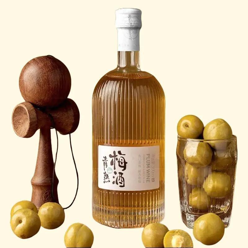 Botol Kaca Bulat Iichiko Botol Kemasan Premium Garis Vertikal - Shop ...