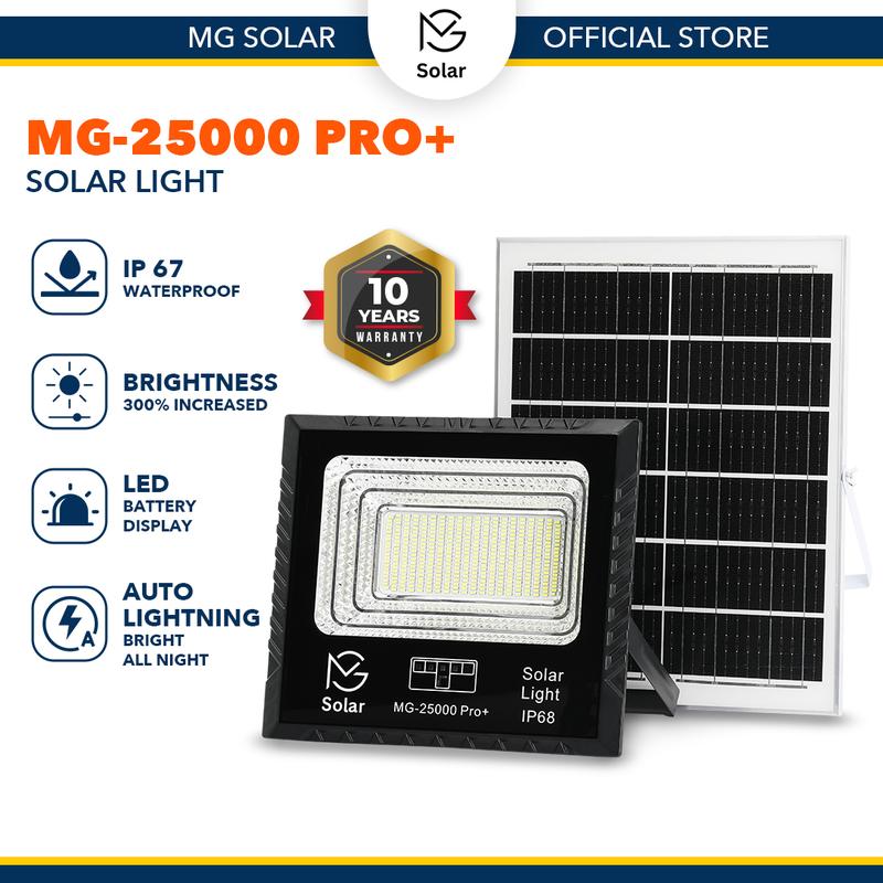 [ MG SOLAR MG-25000 Pro+] Lampu Solar Solar Light Outdoor Lighting ...