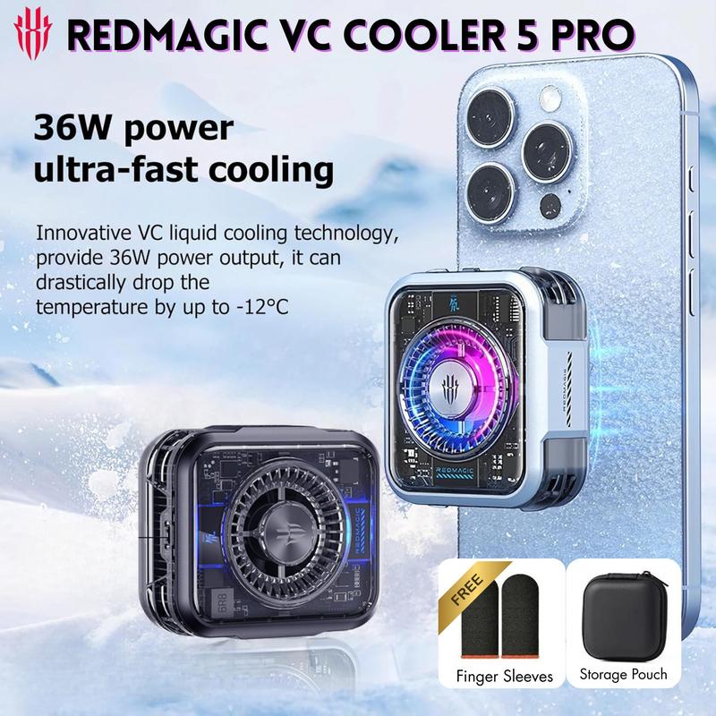 RedMagic VC Cooler 5 Pro 36W Phone Radiator with RGB LED TEC - TikTok ...