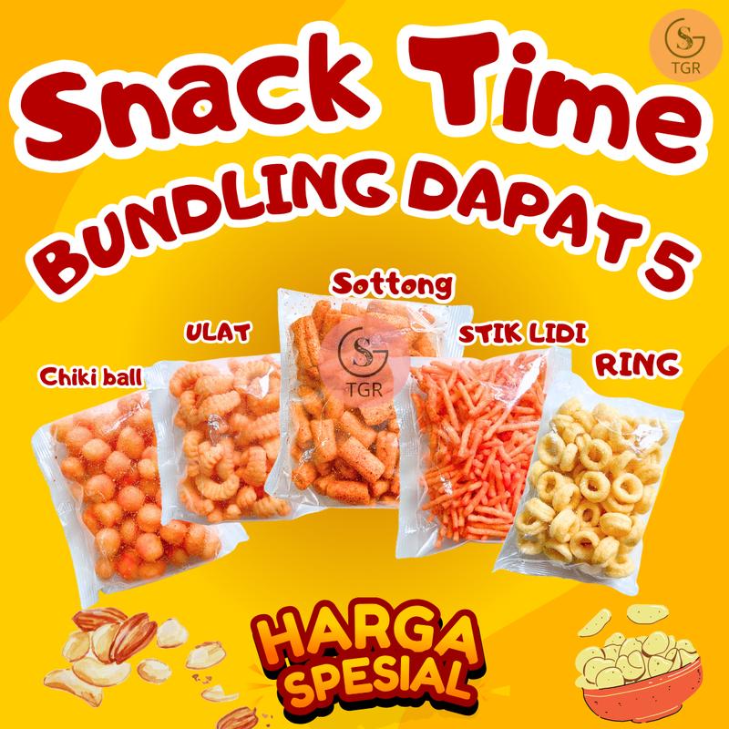 DAPAT 5 SEKALIGUS KERIPIK CEMILAN MIX RING,STIK,SOTONG,CHIKI - Shop ...