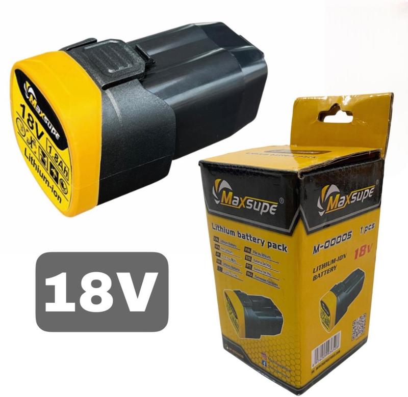 Maxsupe Baterai 18V 1.8Ah Bor Impact Cordless 16.8V Maxsupe Battery ...
