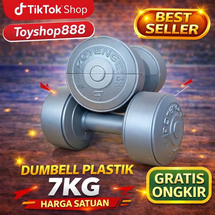 Promo POTENCE BARBEL 7 KG - alat angkat beban potence dumbel - Jakarta ...