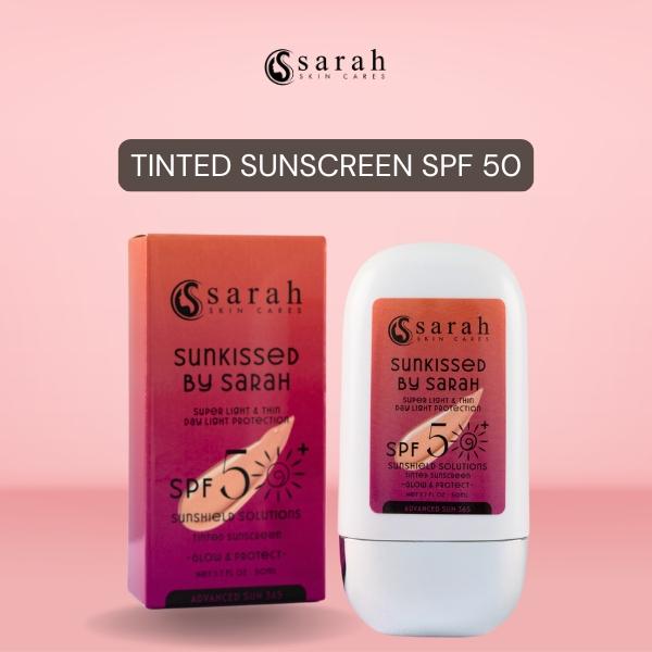 Sarah Skin Cares Sunkissed By Sarah- Tinted Sunscreen SPF 50 - TikTok ...