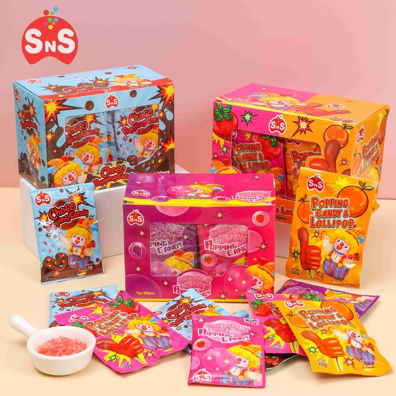 Popping Candy Lollipop / Bubble Gum / Choco Surprise Senses - TikTok ...