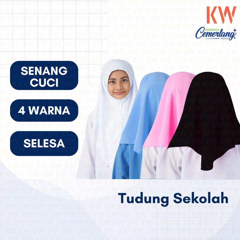 KC Tudung Sekolah Putih Tudung Sekolah Budak Tudung Sekolah Dua ...
