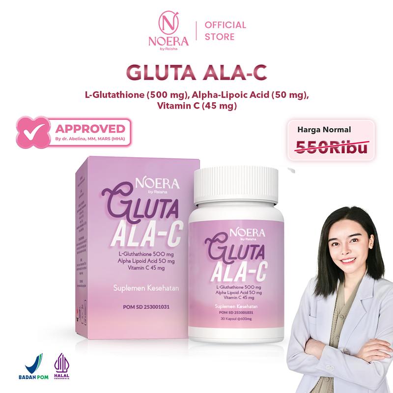 Noera Gluta ALA-C | Noera Suplement Whitening | Noera Whitening - Shop ...