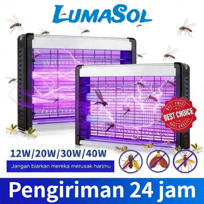 Promo 【Garansi 10 Tahun】Perangkap Nyamuk UV 22/30/40W Pembunuh Nyamuk ...