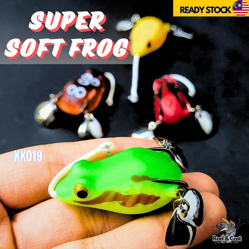 [KK019] SUPER Frog Soft Frog Casting Snakehead Topwater Bait - TikTok ...