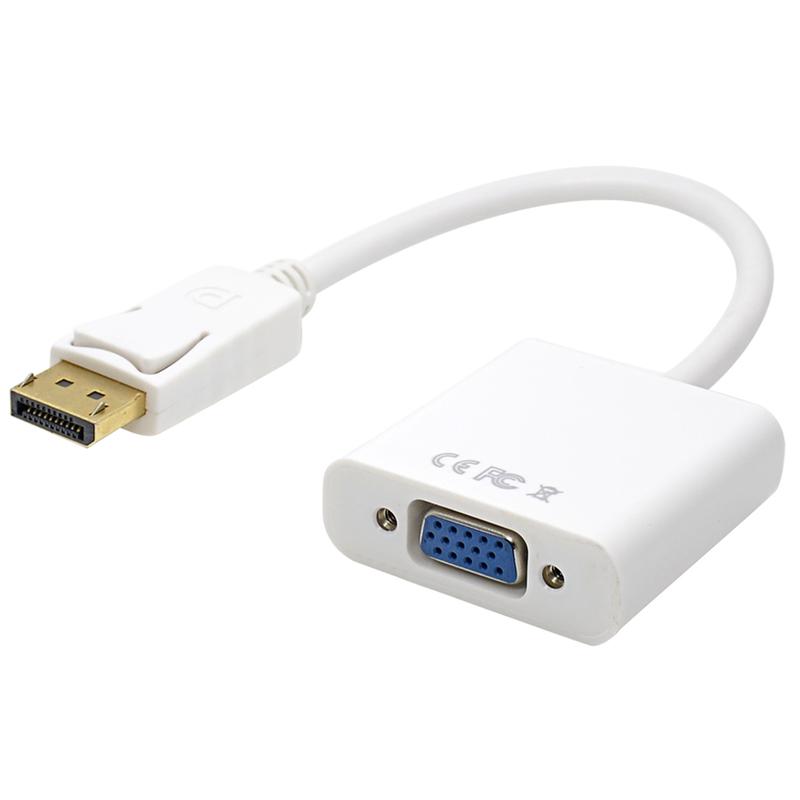Displayport Display Port DP to VGA Female Adapter Cable Converter ...