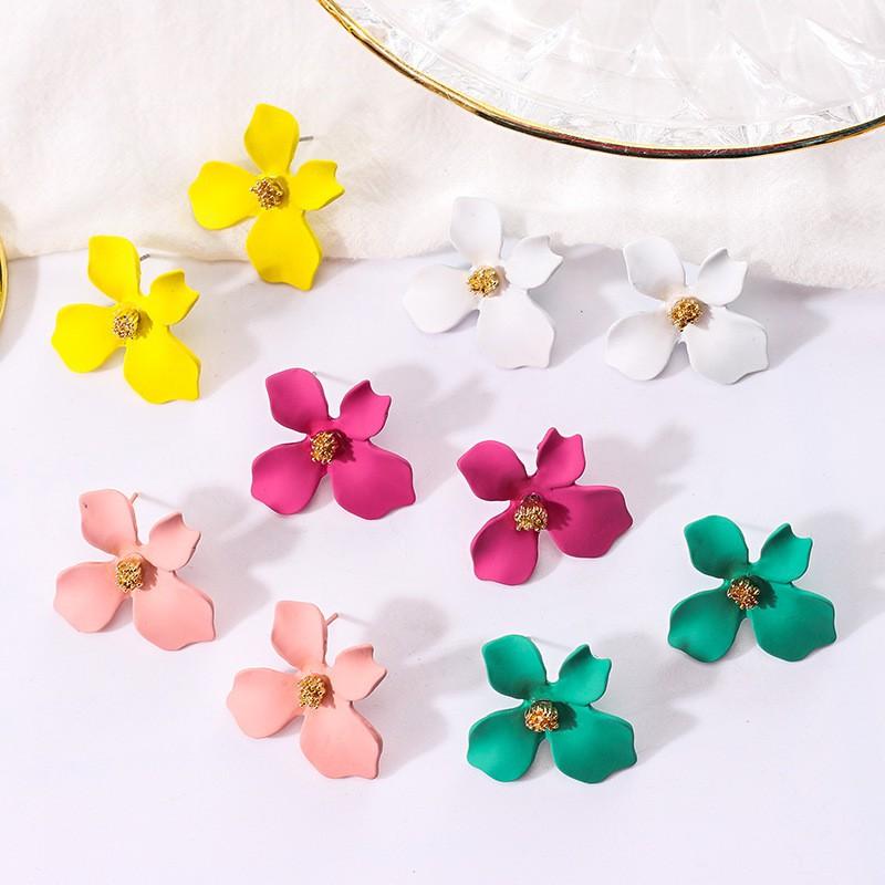 ANTING BUNGA 3D IMPORT ALA KOREA 5 WARNA JW022 Earrings - Shop | Tokopedia