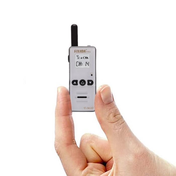 Jual T-M2D Super Mini Portable Two-Way Radio FRS GMRS UHF 400-520MHz 2W ...