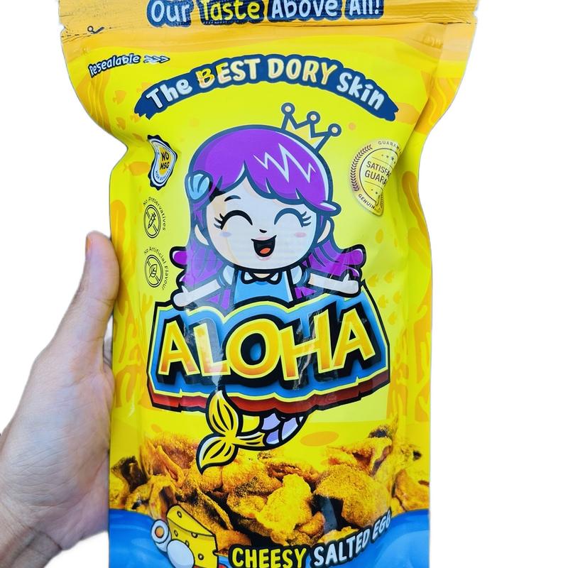 ALOHA DORY SKIN CHEESY SALTED EGG 110g | ALOHA KULIT IKAN DORY - TikTok ...