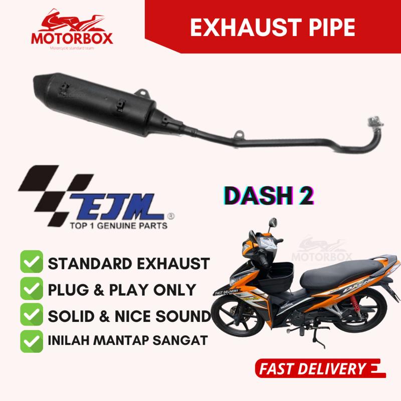 100% ENGJAYA HONDA DASH 2 STANDARD EXHAUST PIPE - DASH NEW DASH ...