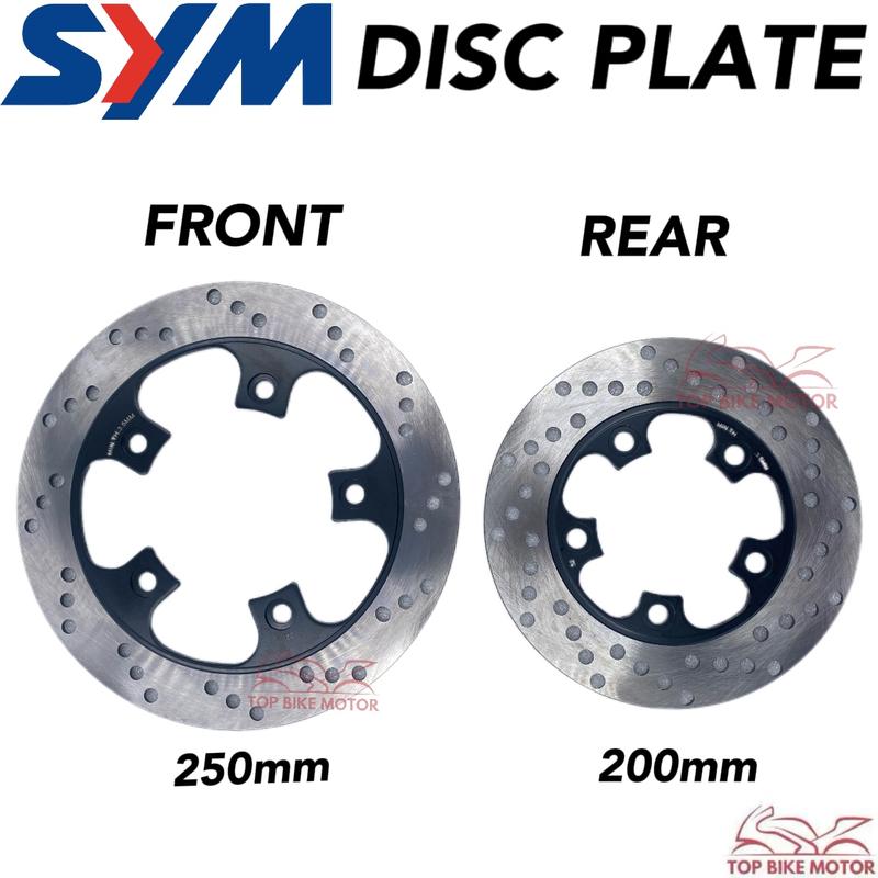 SYM VF3I VF3I 185 FRONT & REAR DISC BRAKE PLATE PIRING DISK PLATE ...