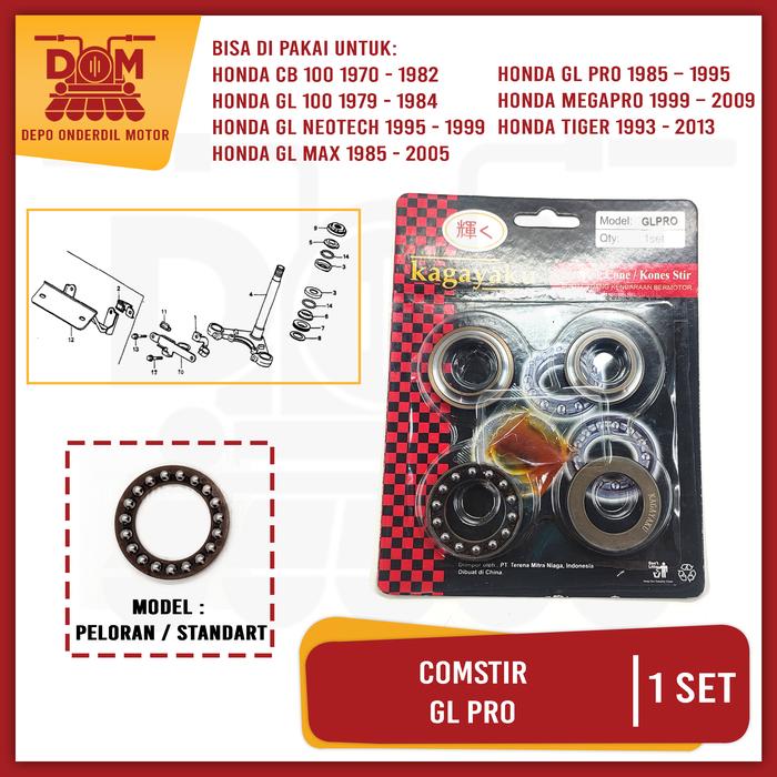 Jual Comstir GL PRO (KAGAYAKU) Komstir Kones Cones Setir Motorcycle ...